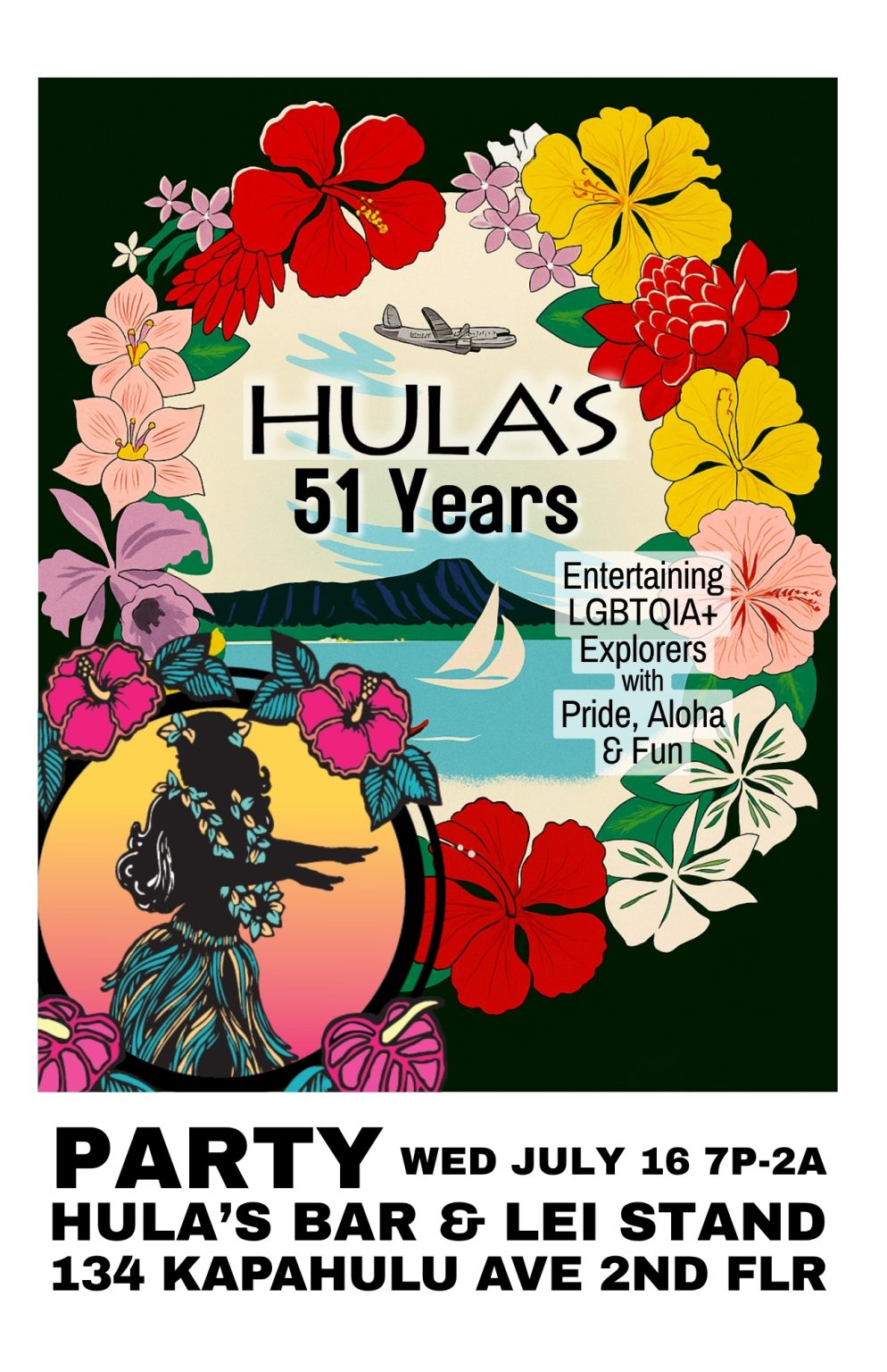 Hula's 51st Anniversary - Hula's Bar & Lei Stand